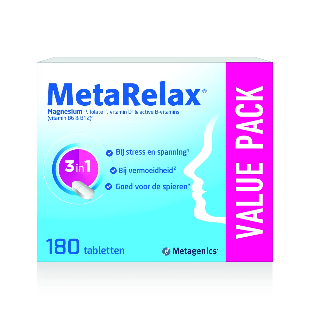 Metagenics MetaRelax (180 tabletten) - InternetDrogisterij
