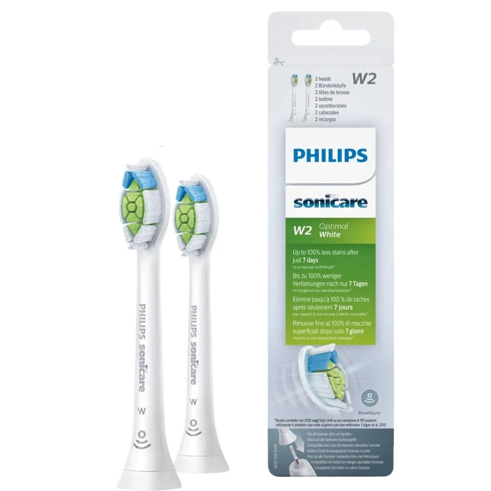 Philips Sonicare Opzetborstel 2 Stuks Wit (2 stuks) - InternetDrogisterij